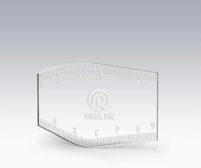 Amazon.com: Mapping PMU Ruler Bow Eyebrow Eyeliner Lips Shaping Ruler ...