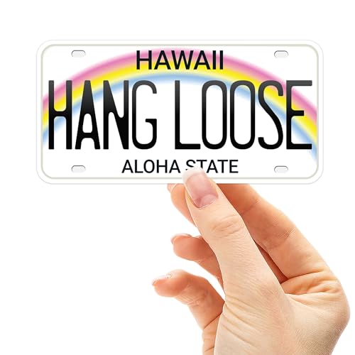 Amazon.com: Hawaii Bumper Stickers for Car with 8 Hawaiian Cities ...