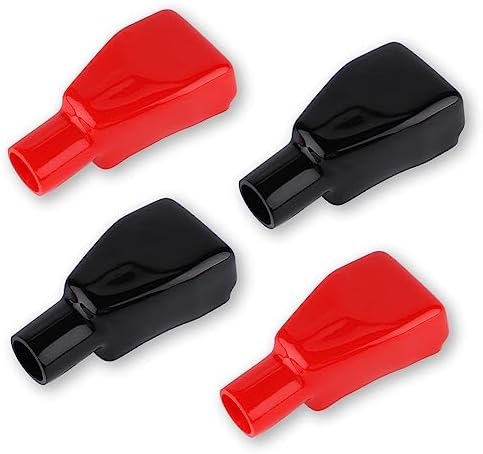 Amazon.com: Xuhal 20 Pcs Battery Terminal Covers Red and Black Positive ...