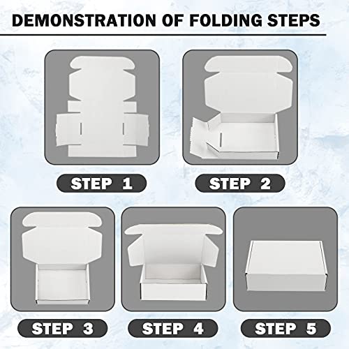 Snapklik.com : Yidomto 7x5x2 White Small Shipping Boxes - 25 Pack ...