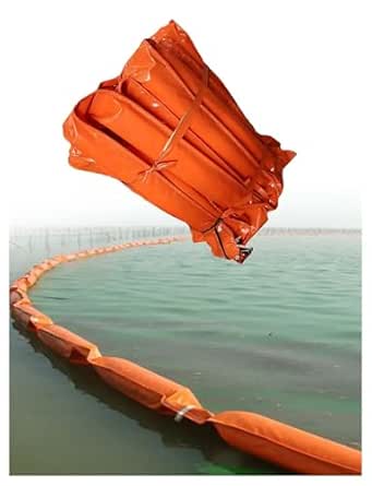 Oil Spill Boom PVC Floating Barrier - Heavy Duty, 32.8 FT Long Reusable ...