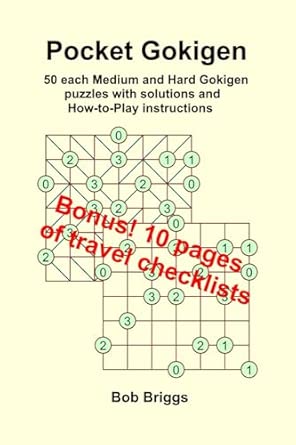 Amazon.com: Pocket Gokigen: 50 each Medium and Hard Gokigen puzzles ...