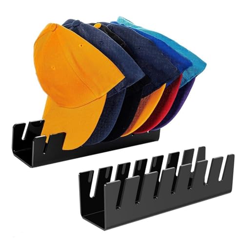 Hat Stand for Baseball Caps, 2 Pcs No Install Acrylic Hat Organizer ...
