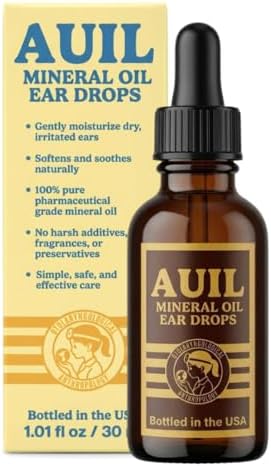 Amazon.com: Auil - Mineral Oil Ear Drops - Pharmaceutical Grade ...
