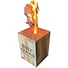 Amazon.com : 1 Log Fire Wood Log, Swedish Torch Fire Log w/Fatwood Fire ...