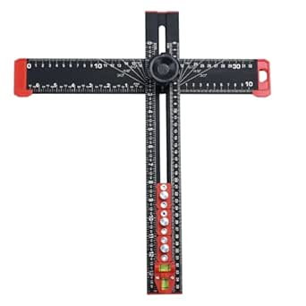 Professional 4 in 1 Drilling Positioning Ruler, 14"/35cm ...