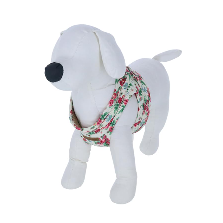 Amazon | LAURA ASHLEY ローラアシュレイ フラワー ハーネス | 花柄 胴輪 犬具 胴ベルト ブランド サイズ調整 しつけ ...