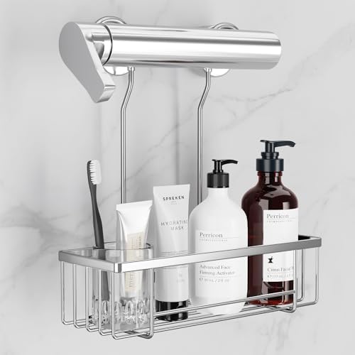 Pickpiff Hanging Shower Caddy Organizer - No Drilling Storage Shelf ...