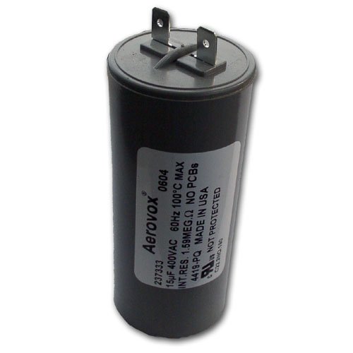 Amazon.com: 15uf (Micro Farad) 400v Maximum Round Dry Film Capacitor ...