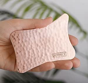 Amazon.com: DEMMEX Pure Copper Face Massager, Gua Sha Facial Massage ...