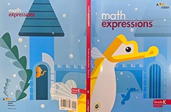 Math Expressions, Common Core, Student Activity Book, Grade K Volume 1 ...