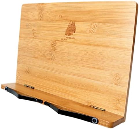 KREVIA Adjustable Ergonomic Book Holder | Aluminum Laptop Table Stand ...