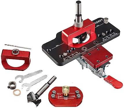 35mm Concealed Hinge Jig Kit for Cabinet Door Hinge Installation: Heavy ...