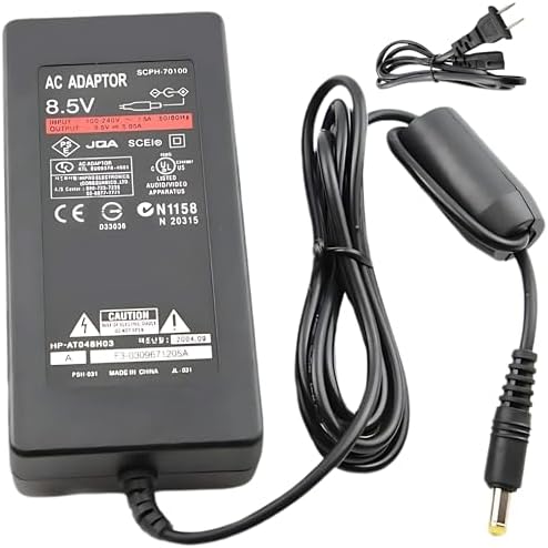 Amazon.com: Power Supply for PS2, Replacement AC Adapter Charger Cord ...