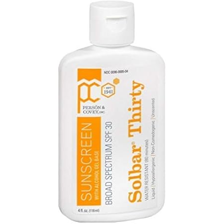 Amazon.com: Solbar PF Sunscreen Liquid SPF 30 4 oz (Pack of 3) : Beauty ...