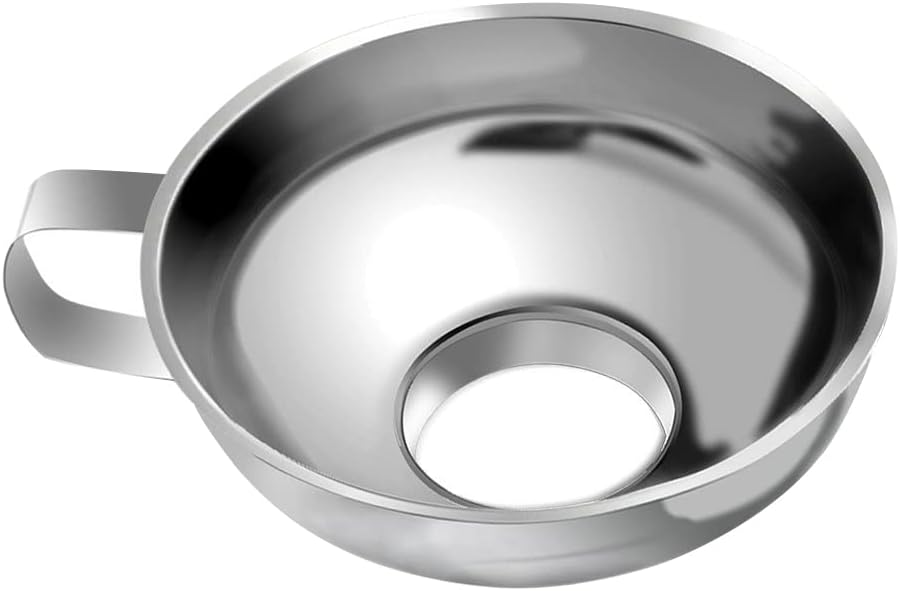 Amazon.com: WYNOTT Wide Mouth Funnel - Large Stainless Steel Canning ...