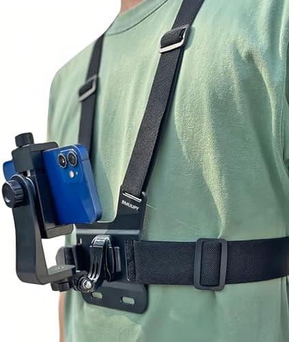 Amazon.com: BMUUPY Mobile Phone Chest Mount Harness Strap Cell Phone ...