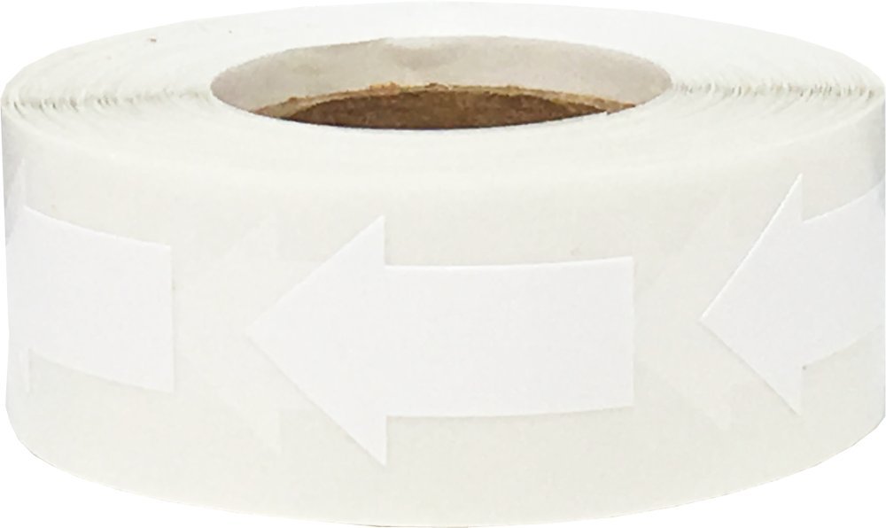 White Arrow Labels Write On