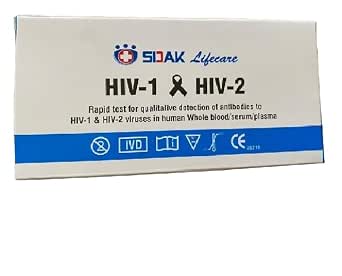 WEBMEDIA 3Rd Generation Hiv Test Kit | 4 HIV Test Device, User Manual ...