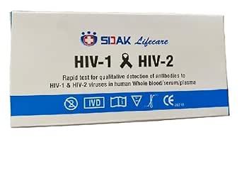 WEBMEDIA 3Rd Generation Hiv Test Kit | 2 HIV Test Device, User Manual ...