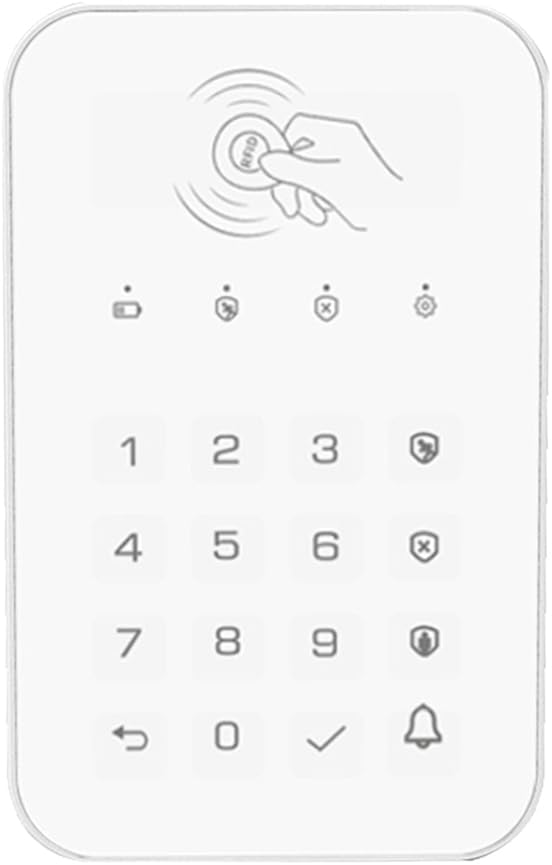 Janasiba Bloqueo de teclado táctil inalámbrico, frecuencia de 433 MHz ...