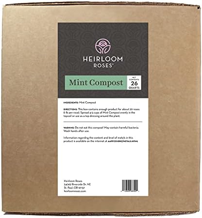 Amazon.com : Heirloom Roses Mint Compost - Top Soil Amendment for Rose ...
