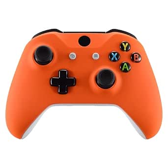 eXtremeRate Orange Soft Touch Front Housing Shell Case for Xbox One S/X ...