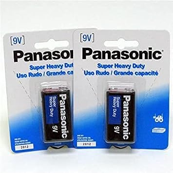 Amazon.com: 2 pack of Panasonic 9V battery : Health & Household