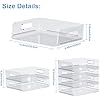 Amazon.com: PAG-Mass Paper Organizer for Desk, 2-Pack Stackable Letter ...