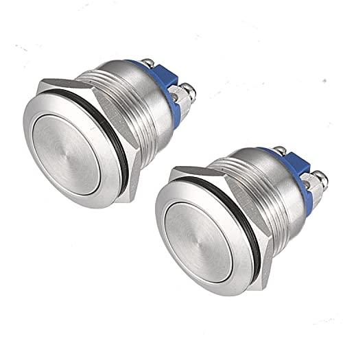 Snapklik.com : APIELE Push Button Switch 19mm Momentary Waterproof ...