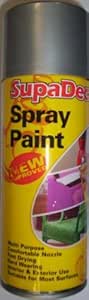 SupaDec Spray Paint - Silver - 400ml : Amazon.co.uk: DIY & Tools