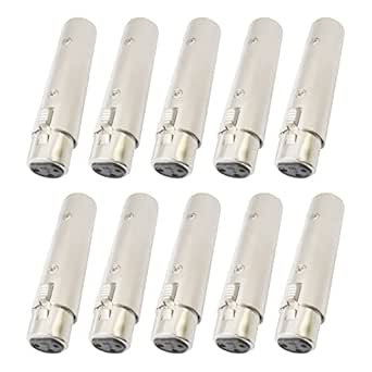 MX 3 PIN MIC FEMALE EXT. / 3 PIN MIC MALE CONNECTOR XLR(390_PACKOF10 ...