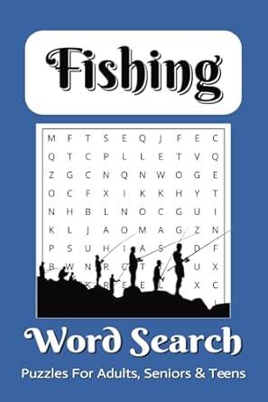 Fishing Word Search Puzzle Book: Word Searches with Easy to Read Print ...
