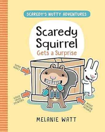 Scaredy Squirrel Gets a Surprise: (A Graphic Novel) (Scaredy's Nutty ...