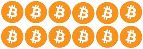 Amazon.com: Stickeroonie Bitcoin Vinyl Sticker, Bitcoin on a Roller ...