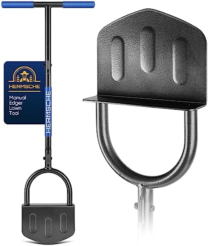 Amazon.com : Hermsche Hand Edger Lawn Tool, Sharp Half Moon Manual ...