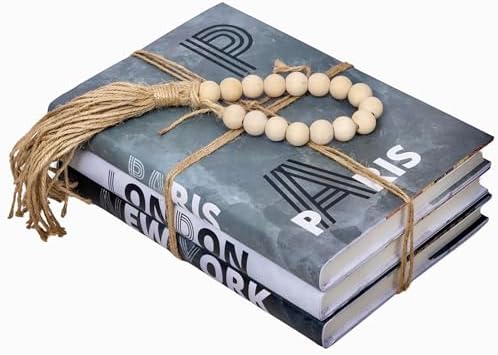 Amazon.com: Decorative Books for Home - Shelf Decor Accents - Set of 3 ...