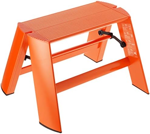 Hasegawa Ladders Lucano Step Stool, 1, Orange - Amazon.com