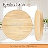 Amazon.com: 10 Pcs 5.3inch Bamboo Coasters Round Bamboo Coaster ...