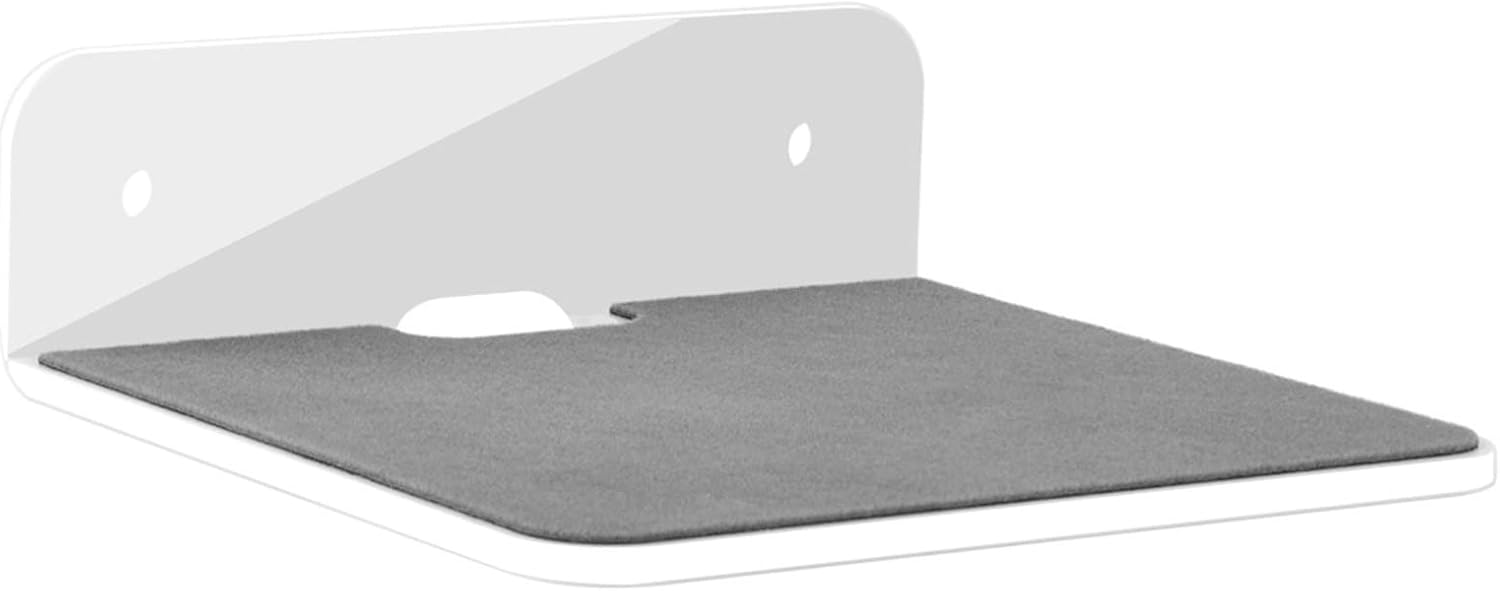 Amazon.com: ARKAX Speaker Wall Shelves, Acrylic Corner Floating Shelves ...