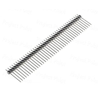 5pcs 40 Pin 25mm Straight Male Header Single Row 2.54mm PITCH long ...