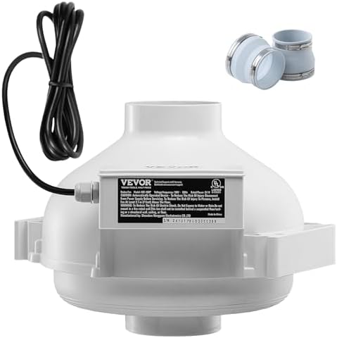Radon Fan 4 Inch Radon Mitigation DIY Kit for Basement : Amazon.ca ...