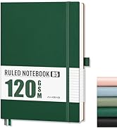 Amazon.com : AHGXG Lined Journal Notebook for Women Men, A5 Hardcover ...