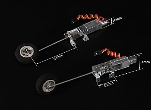 HobbyKing Turnigy 90 degree All Metal Retract System w/3mm Wire Leg's ...