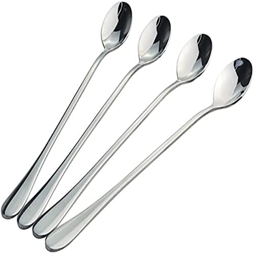 Amazon.com: 2 PCS Ice Tea Spoons Long Stainless Steel Teaspoons for ...