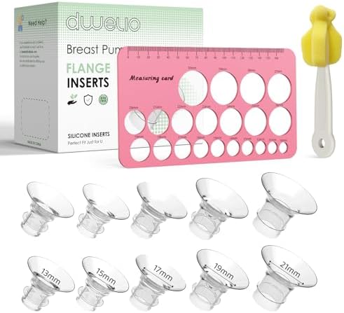 Amazon.com : Dwelio Flange Sizing Kit with 10PCS Silicone Flange ...