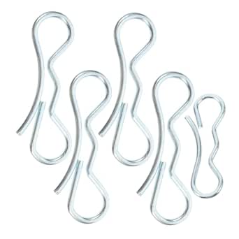 TOBBOMEY 5Pcs Deck Clips Cotter Pin Bow Tie Lock Fasteners for Securing ...