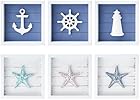 Amazon.com: TideAndTales 3D Nautical Wall Decor (Famed Set of 3) Anchor ...