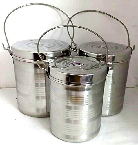 Buy Liolis Stainless Steel milkcan (keetali) | Steel Milk/Ghee ...