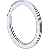 Amazon.com: Sunmns 1 Inch Flat Key Chain Ring Metal Split Keychain ...